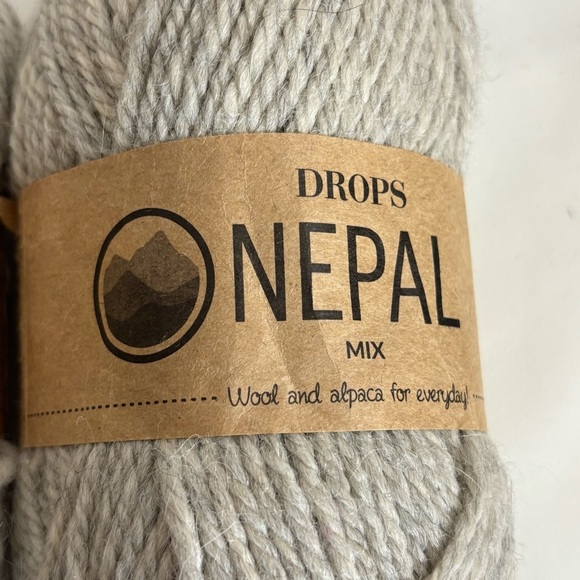drops | Other | Drops Nepal Wool Alpaca Yarn In Warm Beige Grey 3 ...